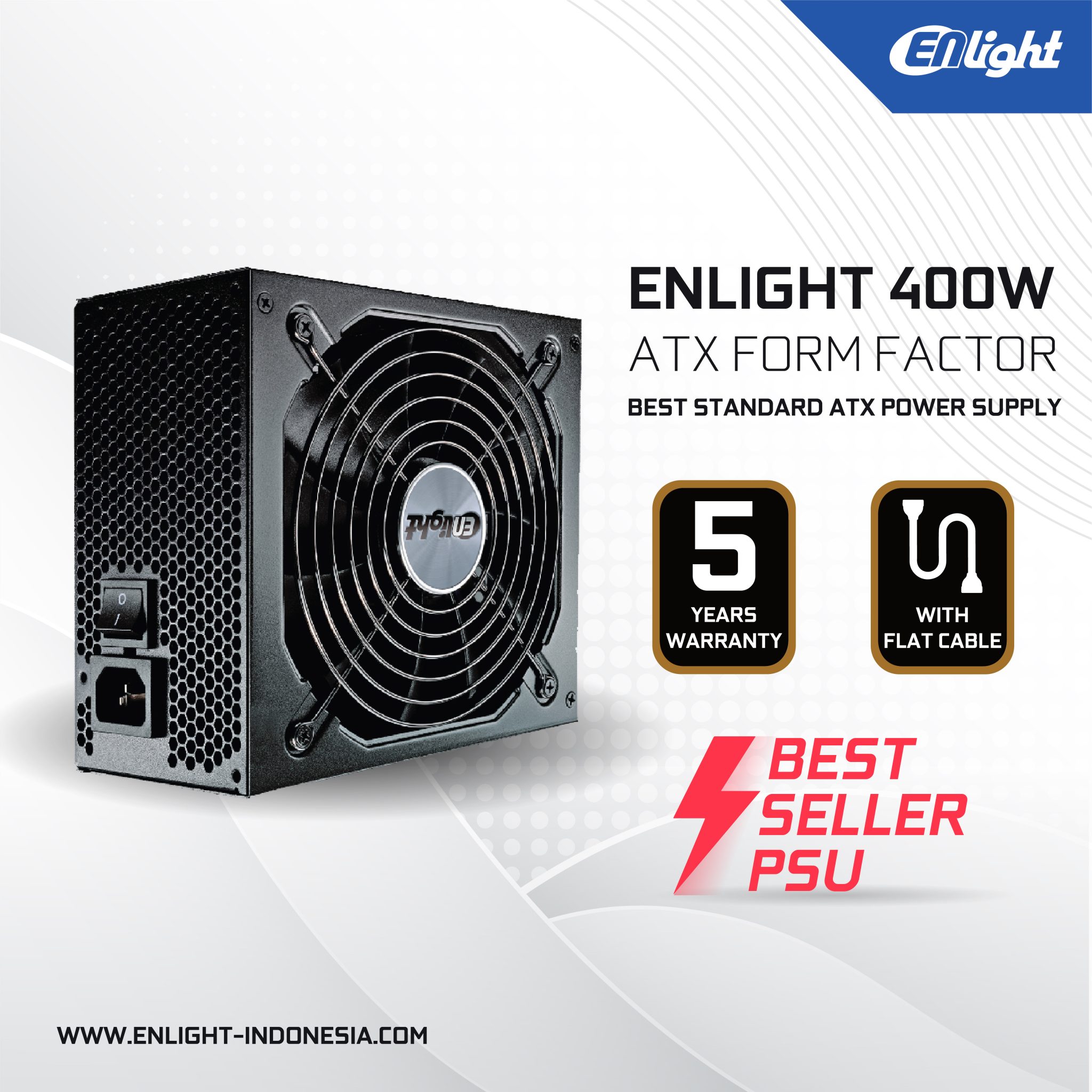 Enlight Black Silver 400 Watts – Enlight Indonesia