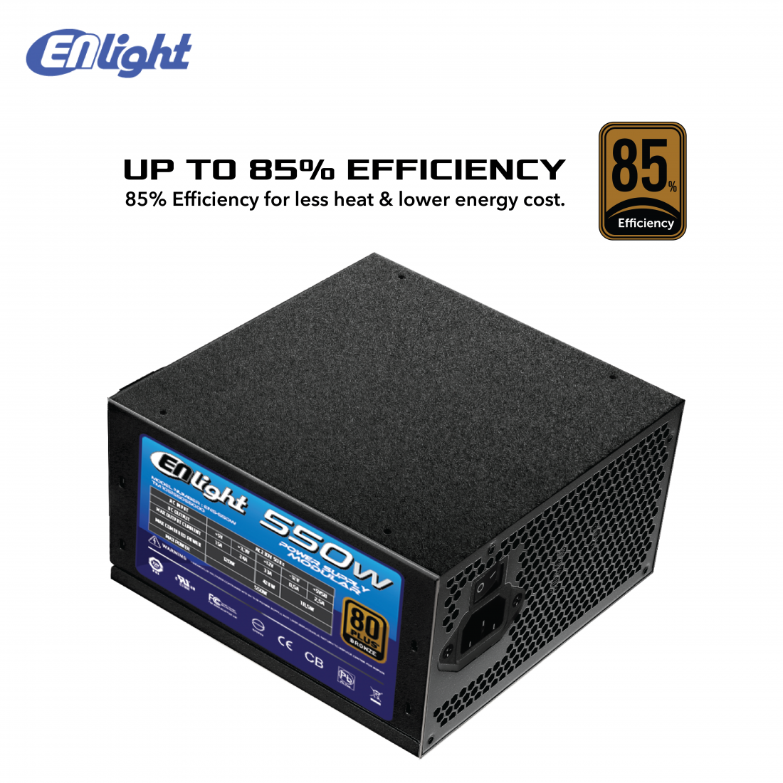 Enlight Black Silver 550 Watts – Enlight Indonesia