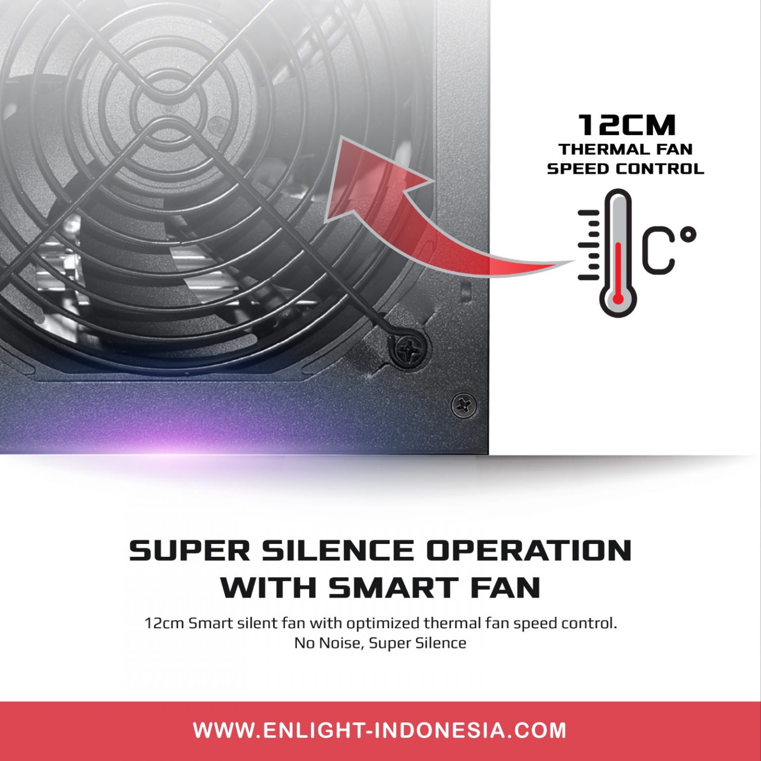 Infinity Striker Power 550 Watts RGB – Enlight Indonesia