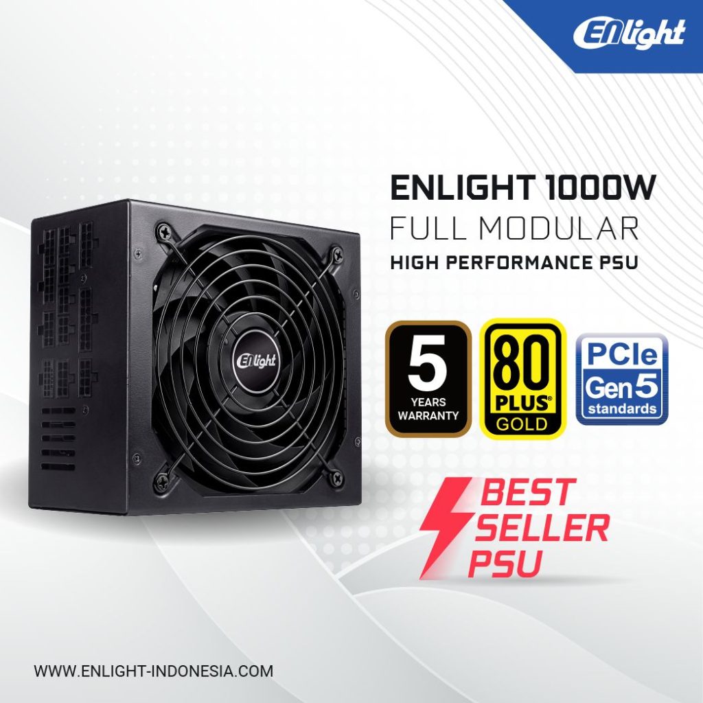 Enlight 1000 Watts Full Modular – Enlight Indonesia